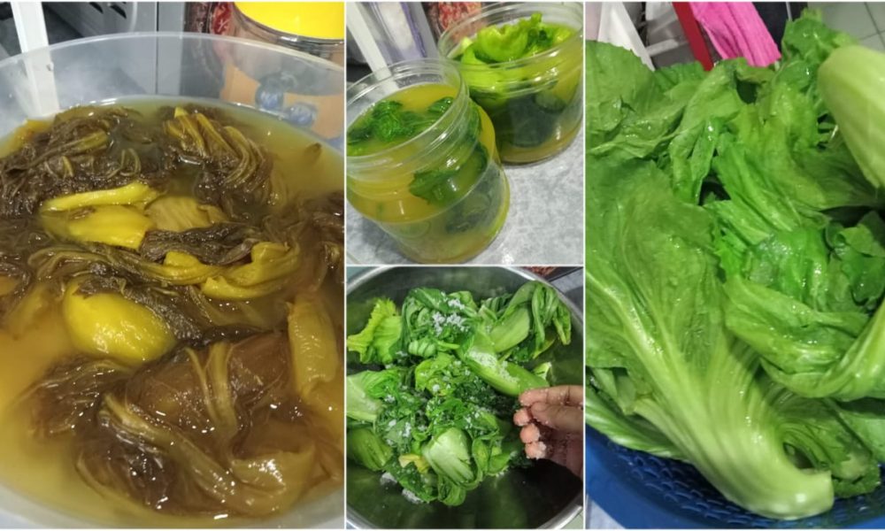 Step By Step Buat Sawi Jeruk, Guna 3 Bahan Saja. Dijamin Bersih Tak ...