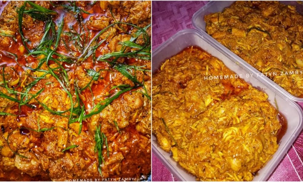 Cara Buat Rendang Ayam Hancur, Lagi Sedap Makan Dengan Ketupat & Lemang ...