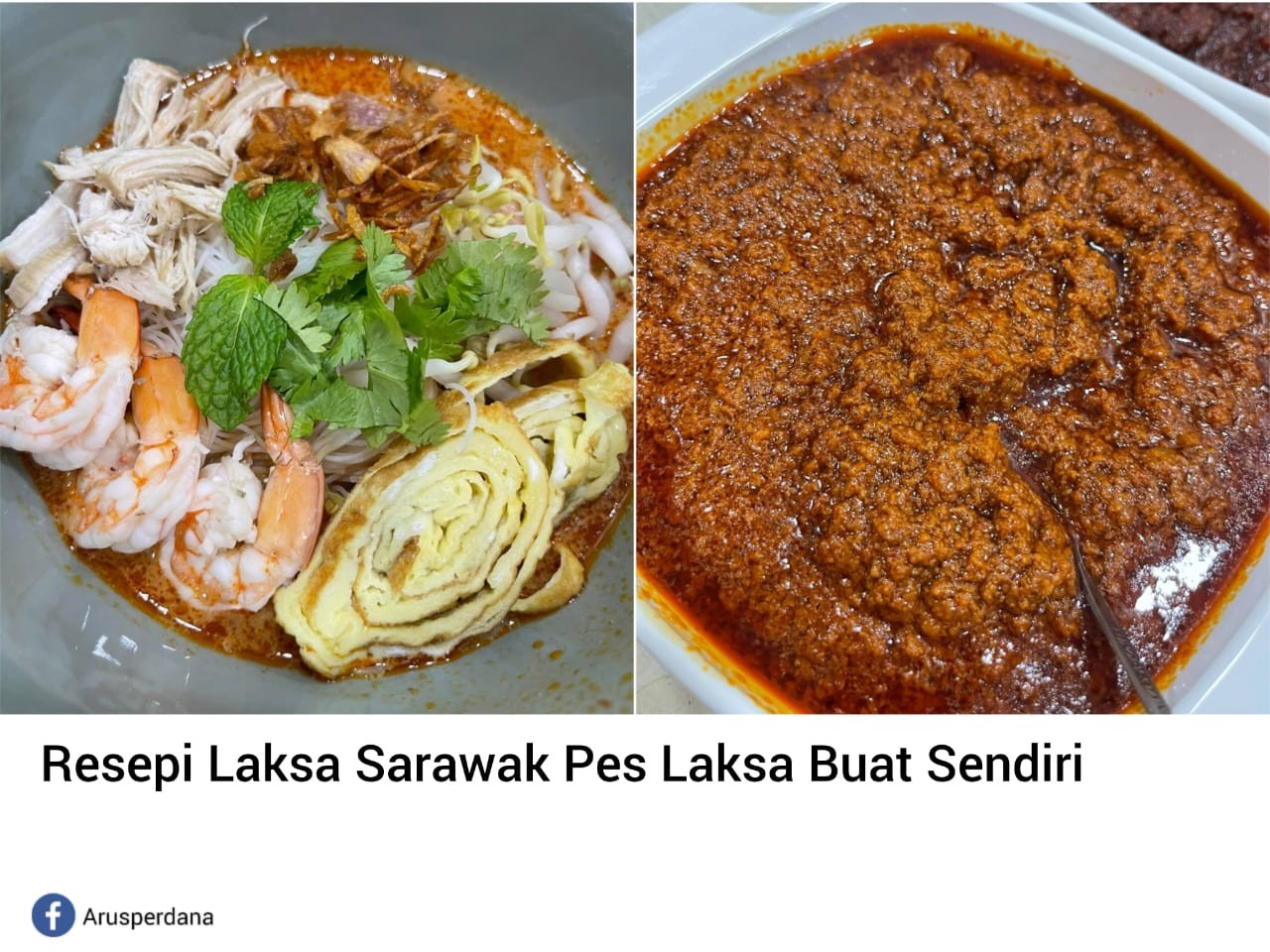 Resepi Laksa Sarawak Pes Laksa Buat Sendiri - Arus Perdana