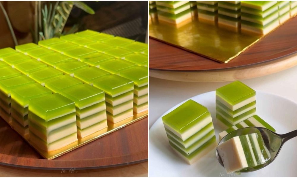 Resepi Puding Lapis Pandan Dan Santan Lemak Manis - Arus Perdana